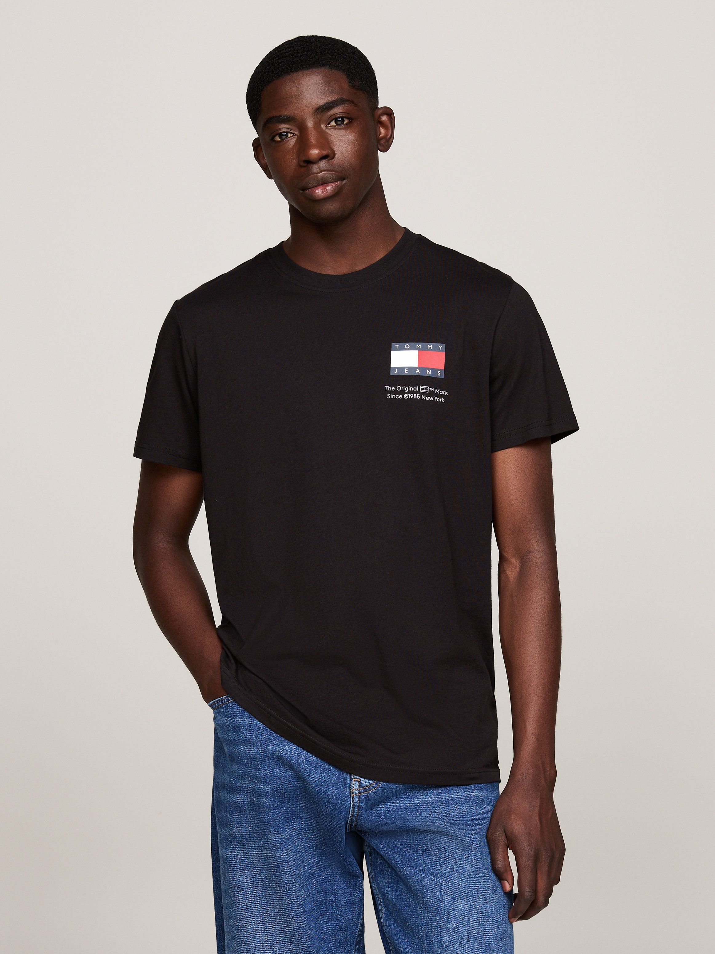 Tommy Jeans T Shirt Tjm Slim 2pack Ss Flag Dna Tee Packung 2er Mit